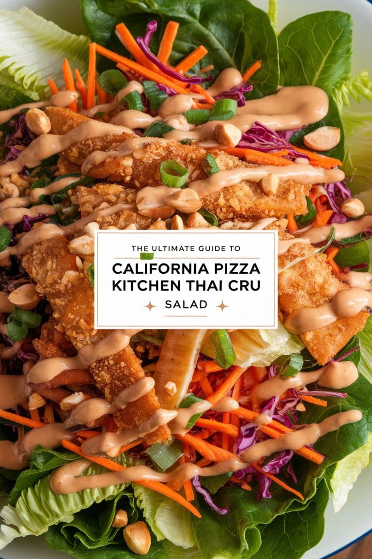 The Ultimate Guide to California Pizza Kitchen Thai Crunch Salad ...