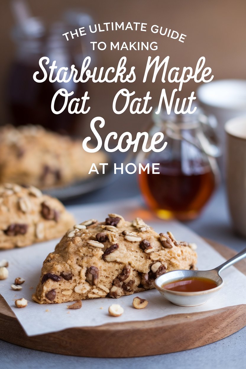 The Ultimate Guide to Making Starbucks Maple Oat Nut Scone at Home ...