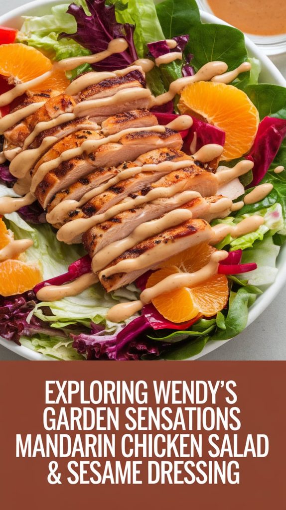 Exploring Wendy’s Garden Sensations Mandarin Chicken Salad & Sesame ...