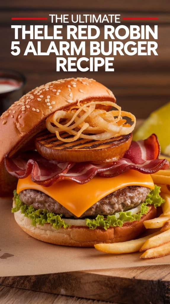 The Ultimate Red Robin 5 Alarm Burger Recipe – Copycat Takeout