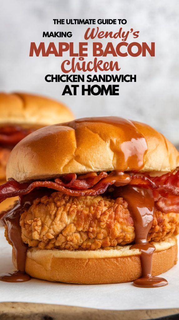 The Ultimate Guide to Making Wendy’s Maple Bacon Chicken Sandwich at ...