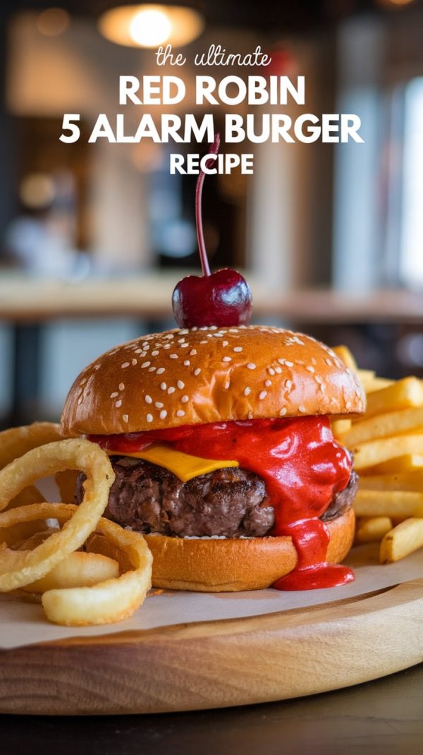 The Ultimate Red Robin 5 Alarm Burger Recipe – Copycat Takeout