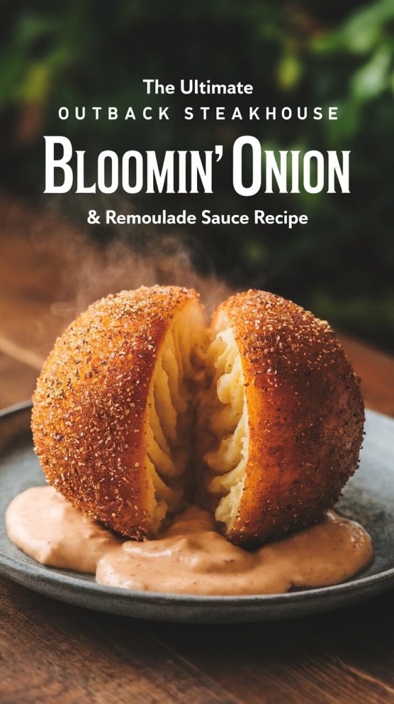 The Ultimate Outback Steakhouse Bloomin Onion & Remoulade Sauce Recipe ...
