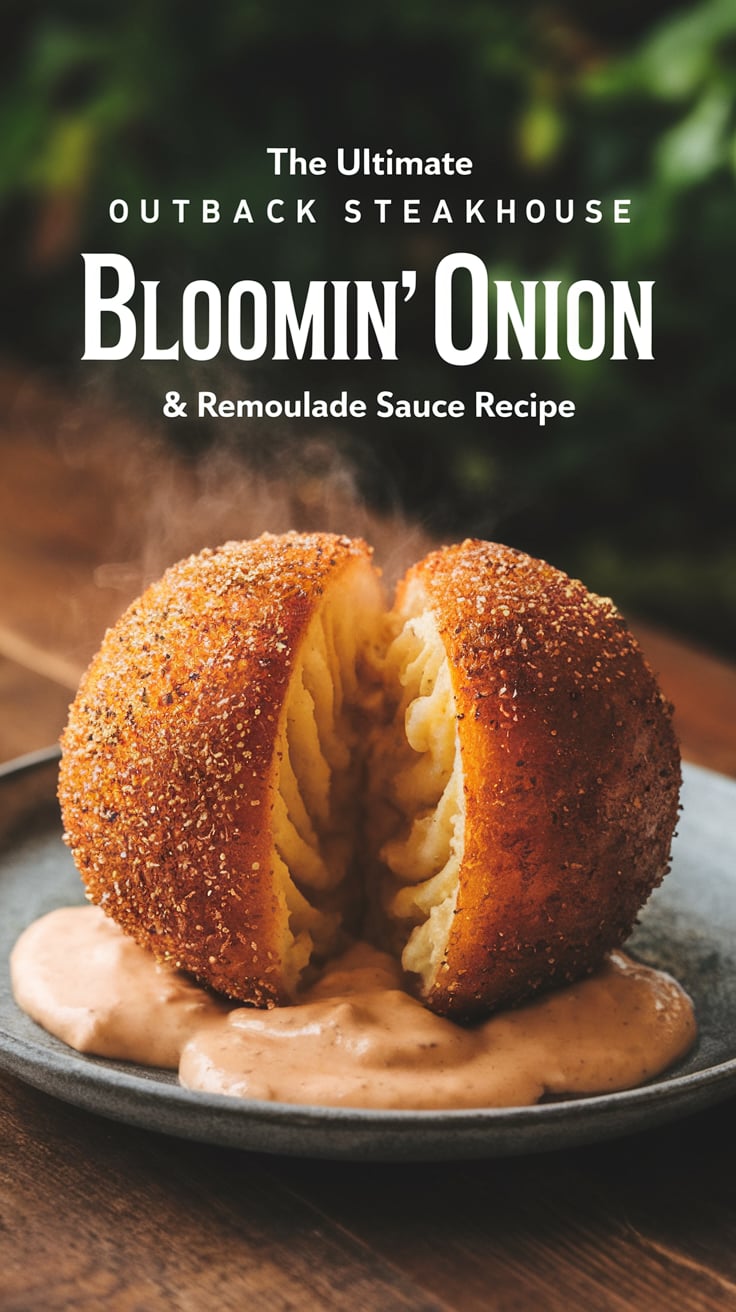 The Ultimate Outback Steakhouse Bloomin Onion & Remoulade Sauce Recipe – Copycat Takeout