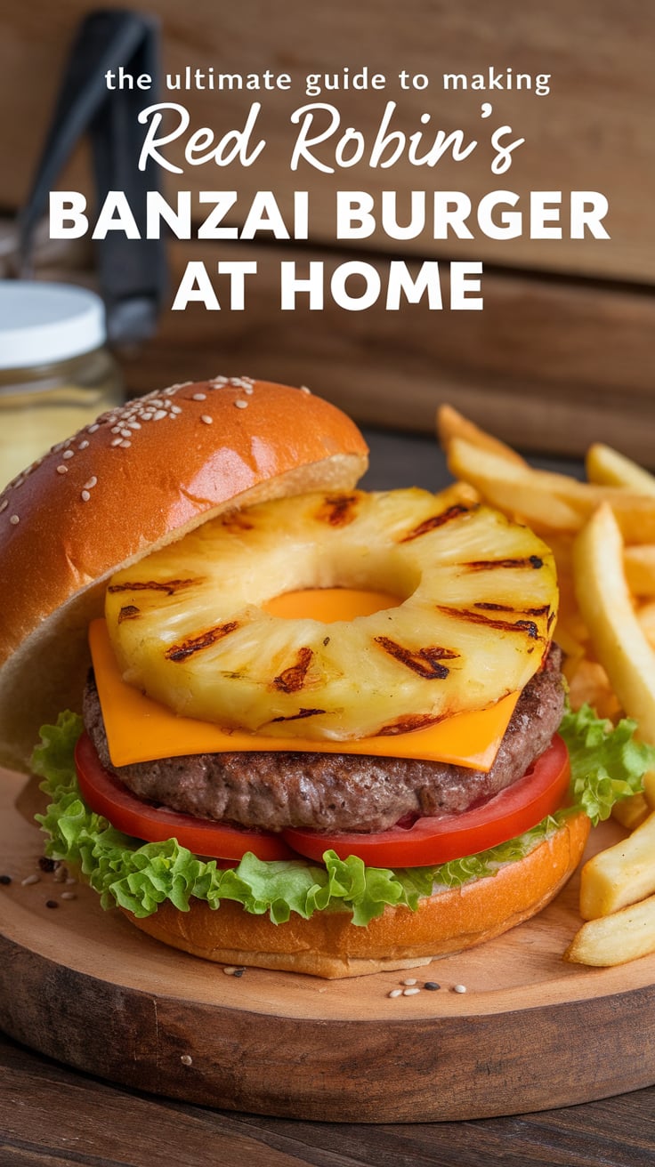 The Ultimate Guide to Making Red Robin’s Banzai Burger at Home ...