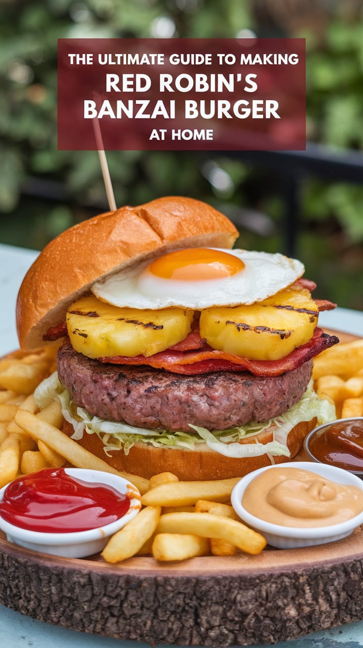 The Ultimate Guide to Making Red Robin’s Banzai Burger at Home ...