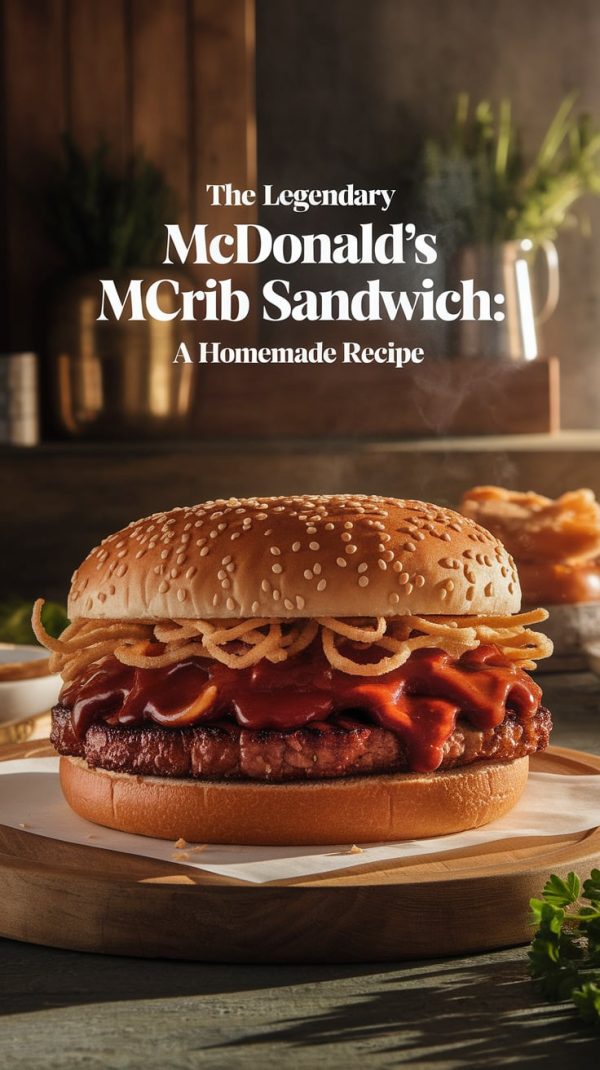 The Legendary McDonald’s McRib Sandwich: A Homemade Recipe – Copycat ...