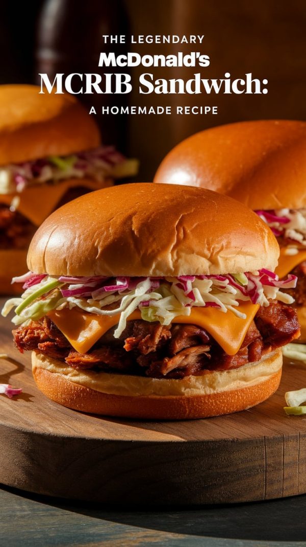 The Legendary McDonald’s McRib Sandwich: A Homemade Recipe – Copycat ...