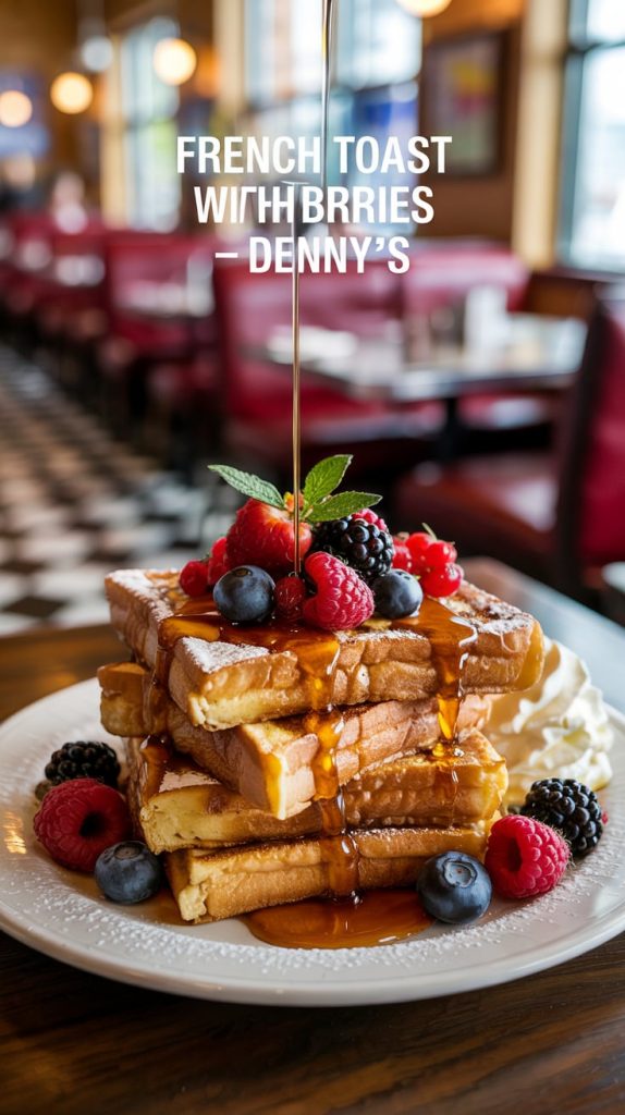 French Toast with Berries – Denny’s – Copycat Takeout